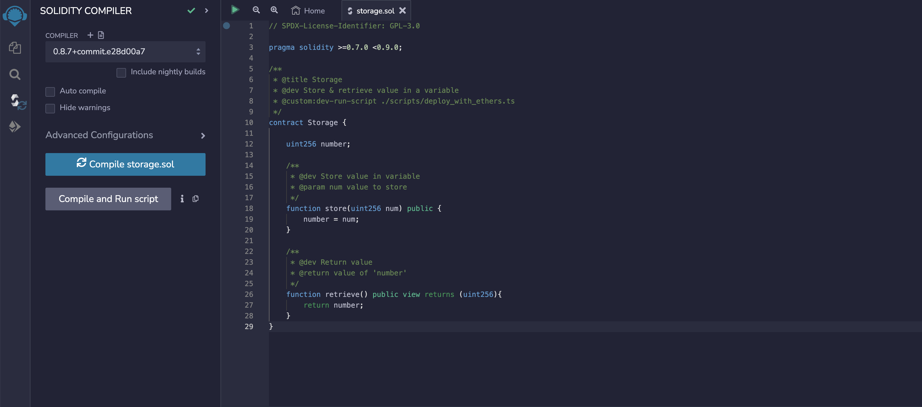 How to use Remix IDE to deploy an on-chain storage contract on Astar ...
